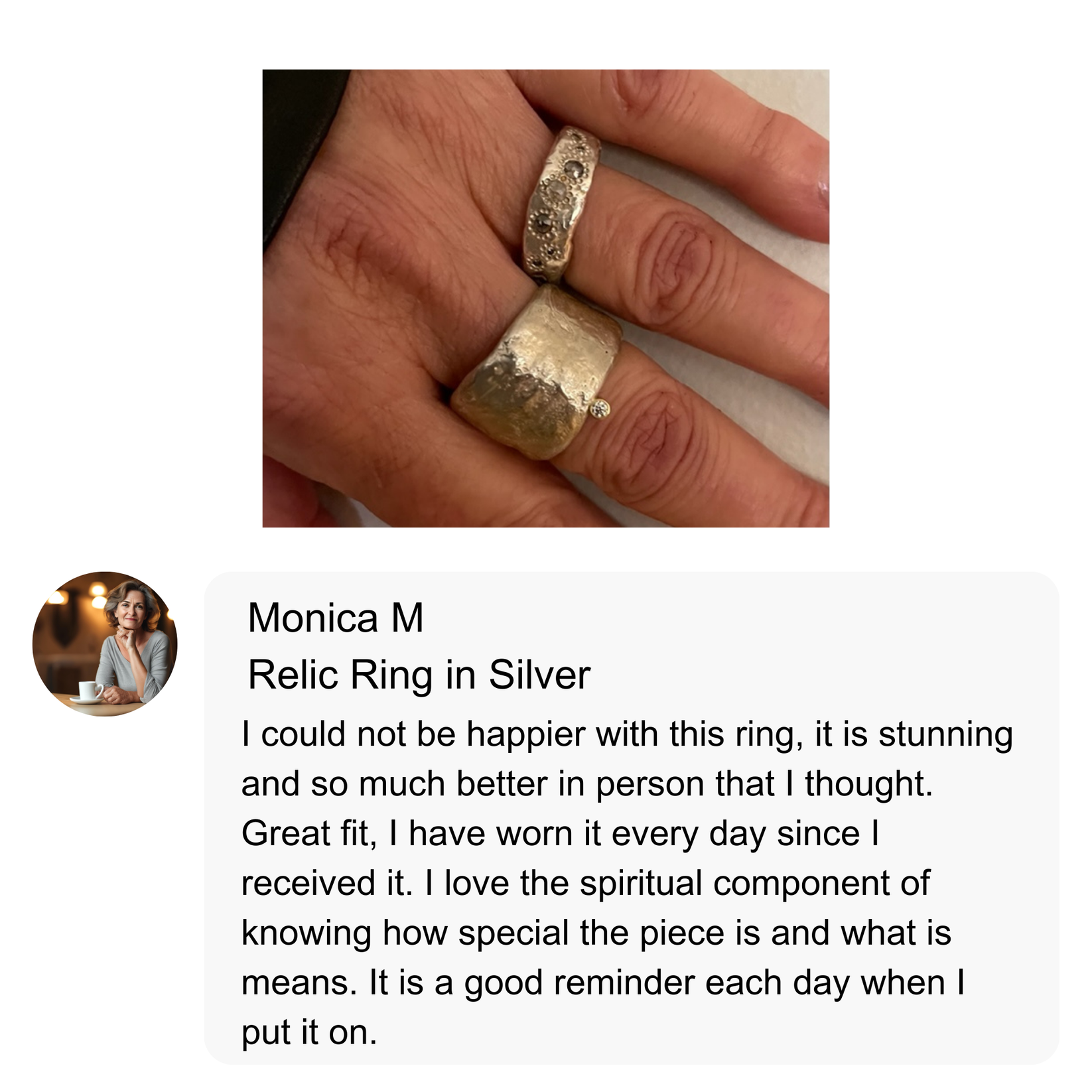 Relic Ring in Silver – Chikahisa Studio